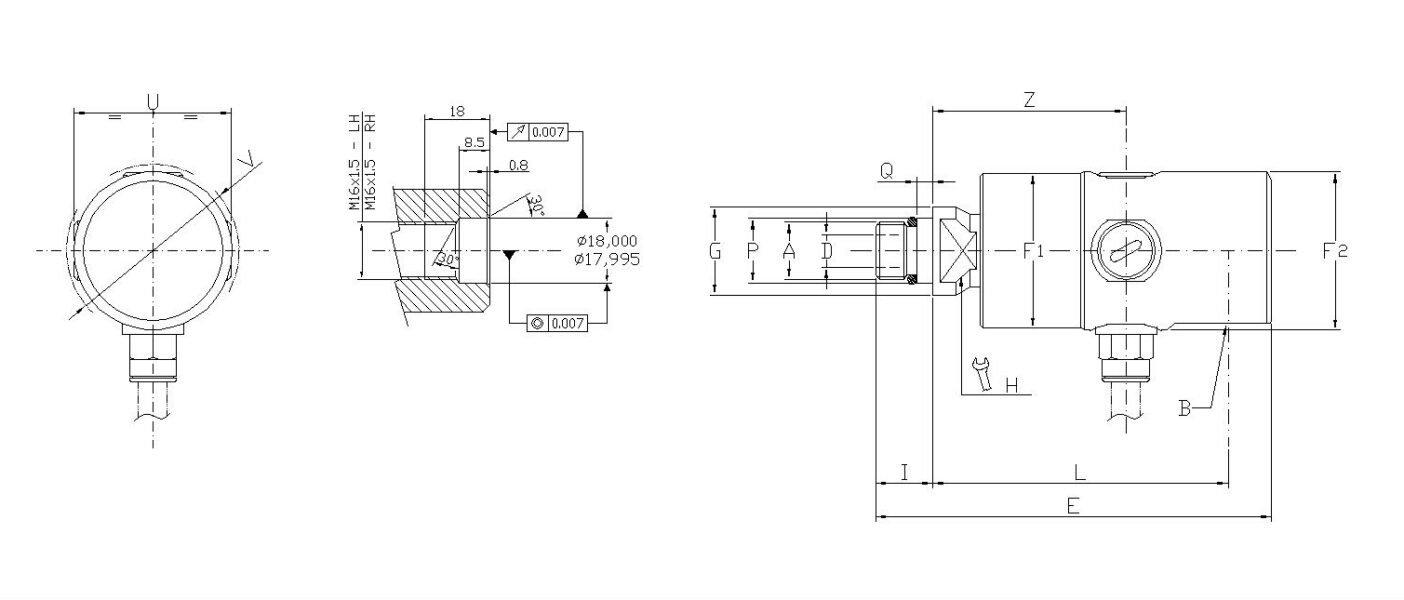 Rotary Unions for Coolant | High Speed | A Series